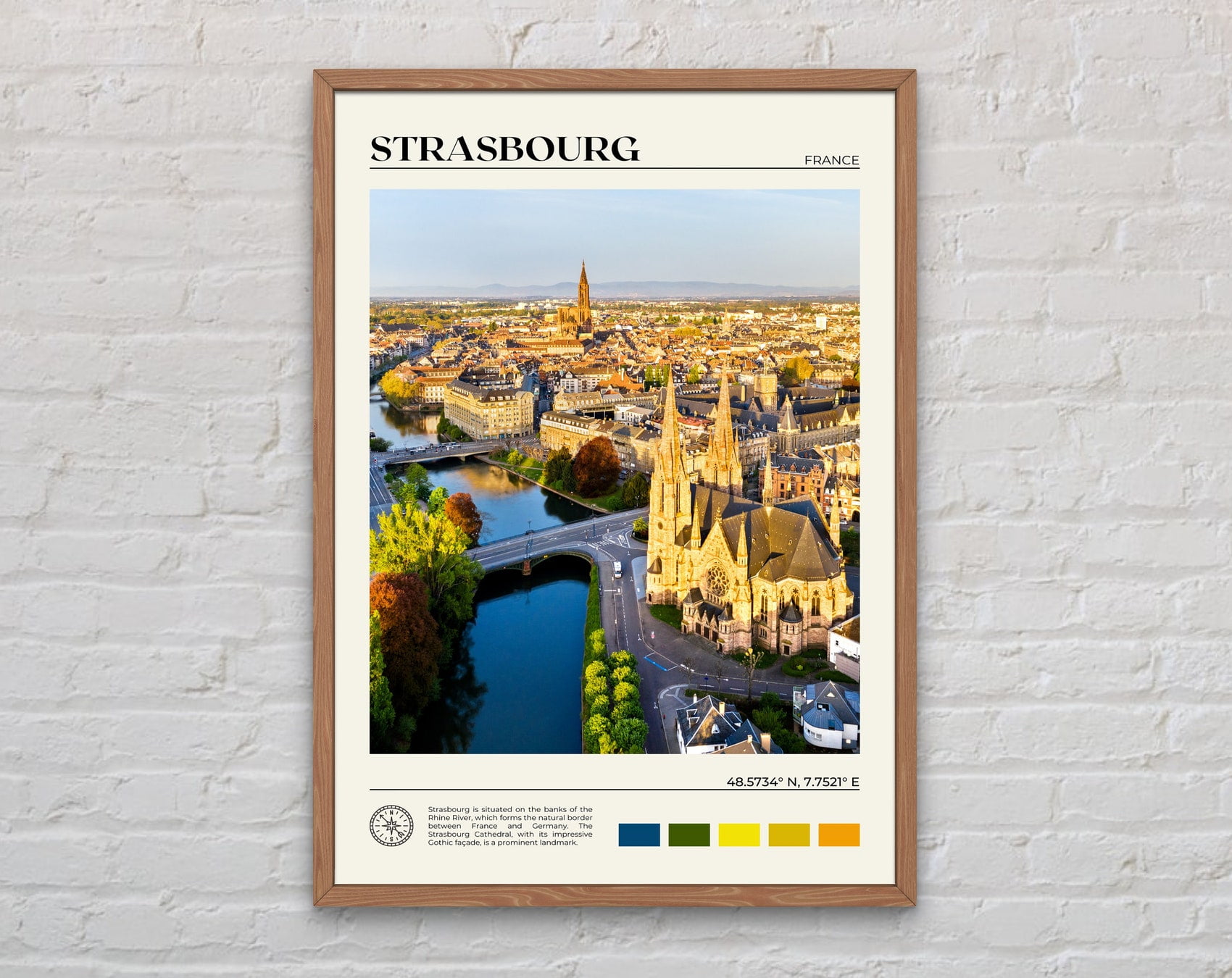 Real Photo, Strasbourg Print, Strasbourg Wall Art, Strasbourg Poster ...