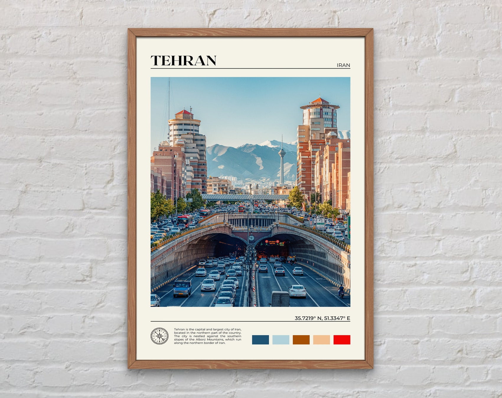 Real Photo, Tehran Print, Tehran Wall Art, Tehran Poster, Tehran Photo ...