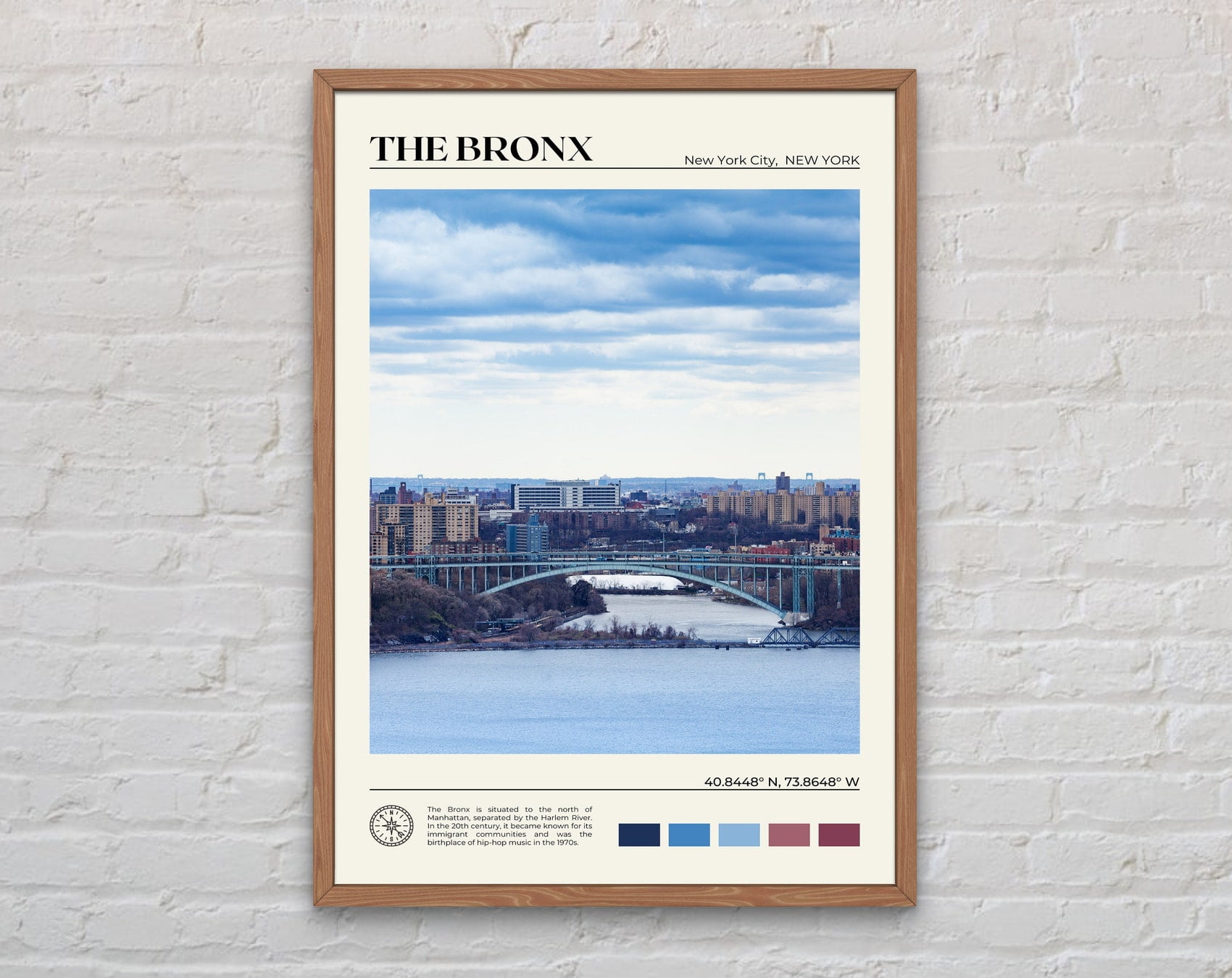 Real Photo, The Bronx Print, The Bronx Wall Art, The Bronx Poster, The ...