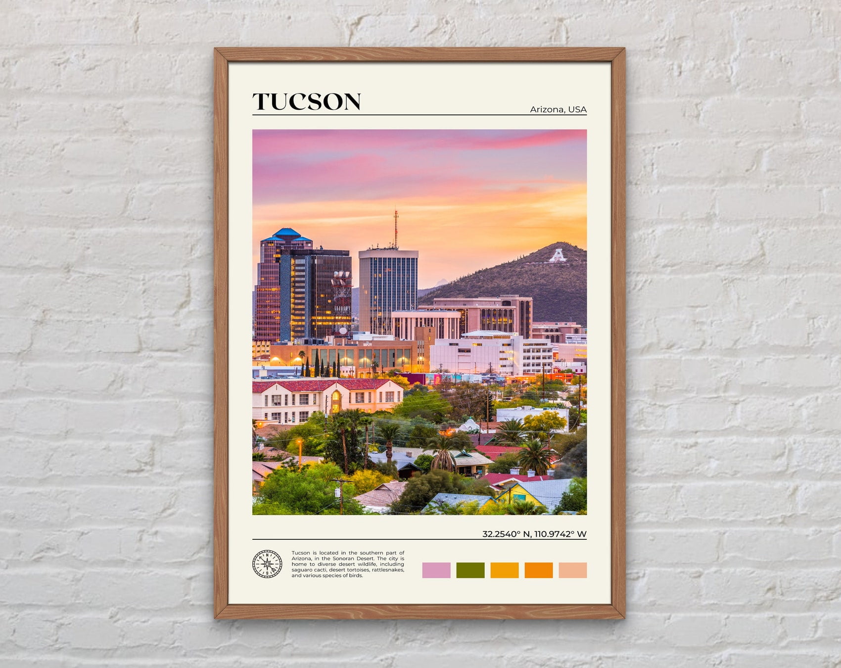 Real Photo, Tucson Print, Tucson Wall Art, Tucson Poster, Tucson Photo ...
