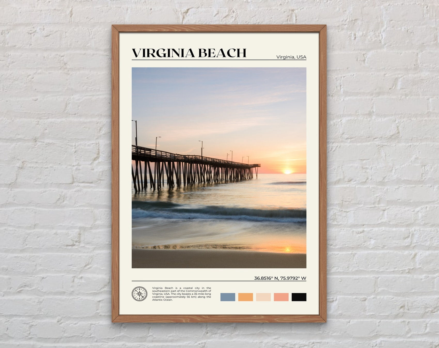 Real Photo, Virginia Beach Print, Virginia Beach Wall Art, Virginia ...