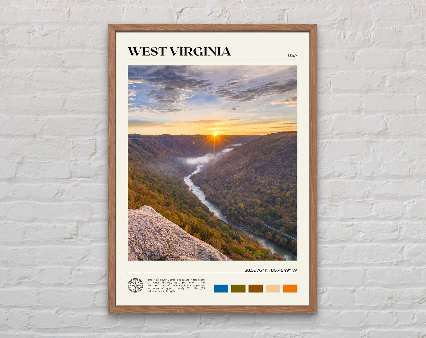 Real Photo, West Virginia Print, West Virginia Wall Art, West Virginia ...