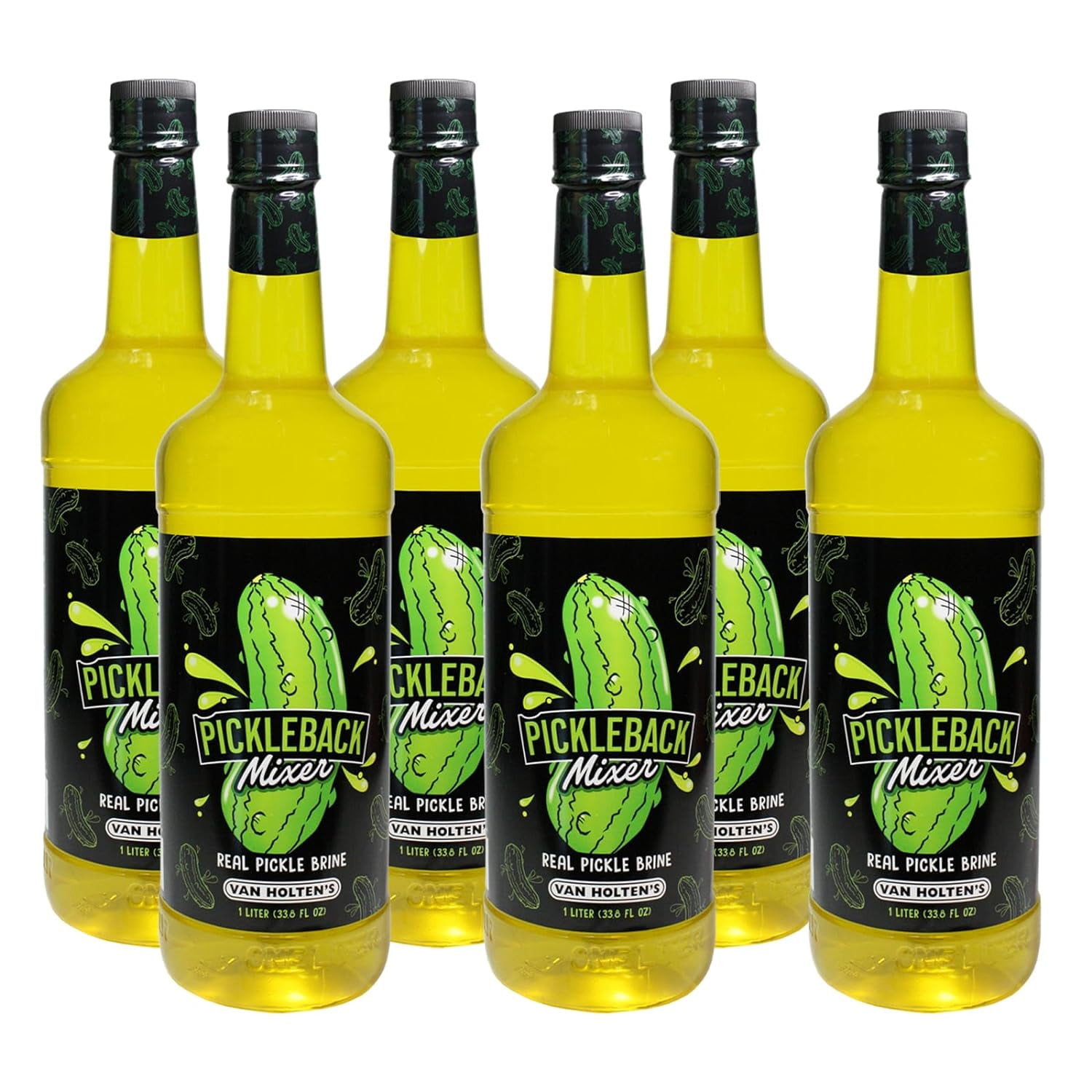 Real Pickle Brine Pickleback Mixer - 1 Liter - 6 Pack - Walmart.com