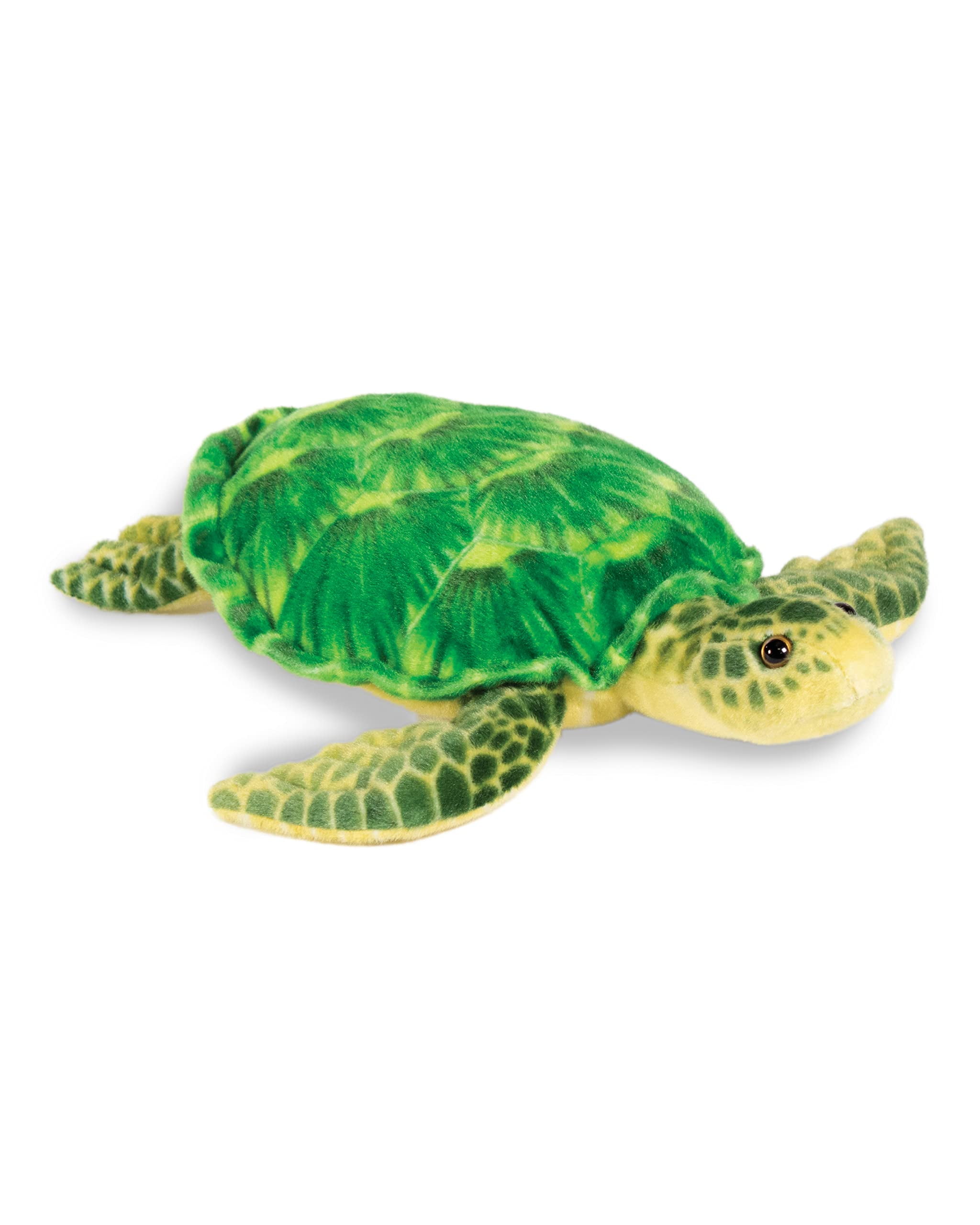 Real Planet 13.5" Green Sea Turtle Realistic Stuffed Animal, Sea Turtle ...