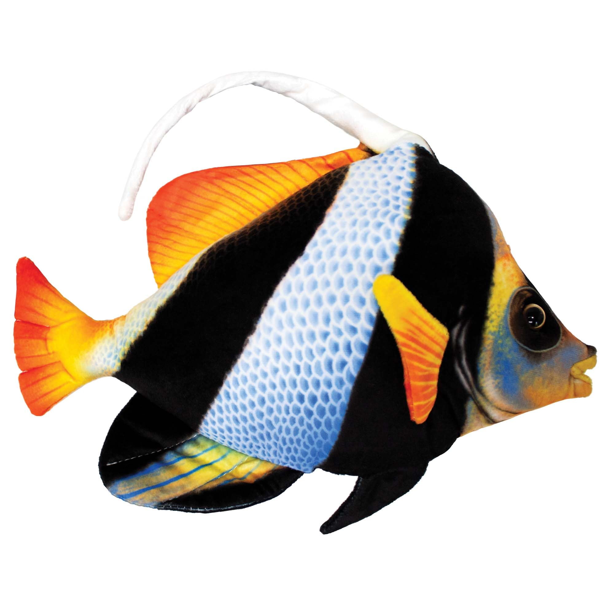 Real Planet 14.5" Orange Angel Fish Realistic Stuffed Animal, Marine ...