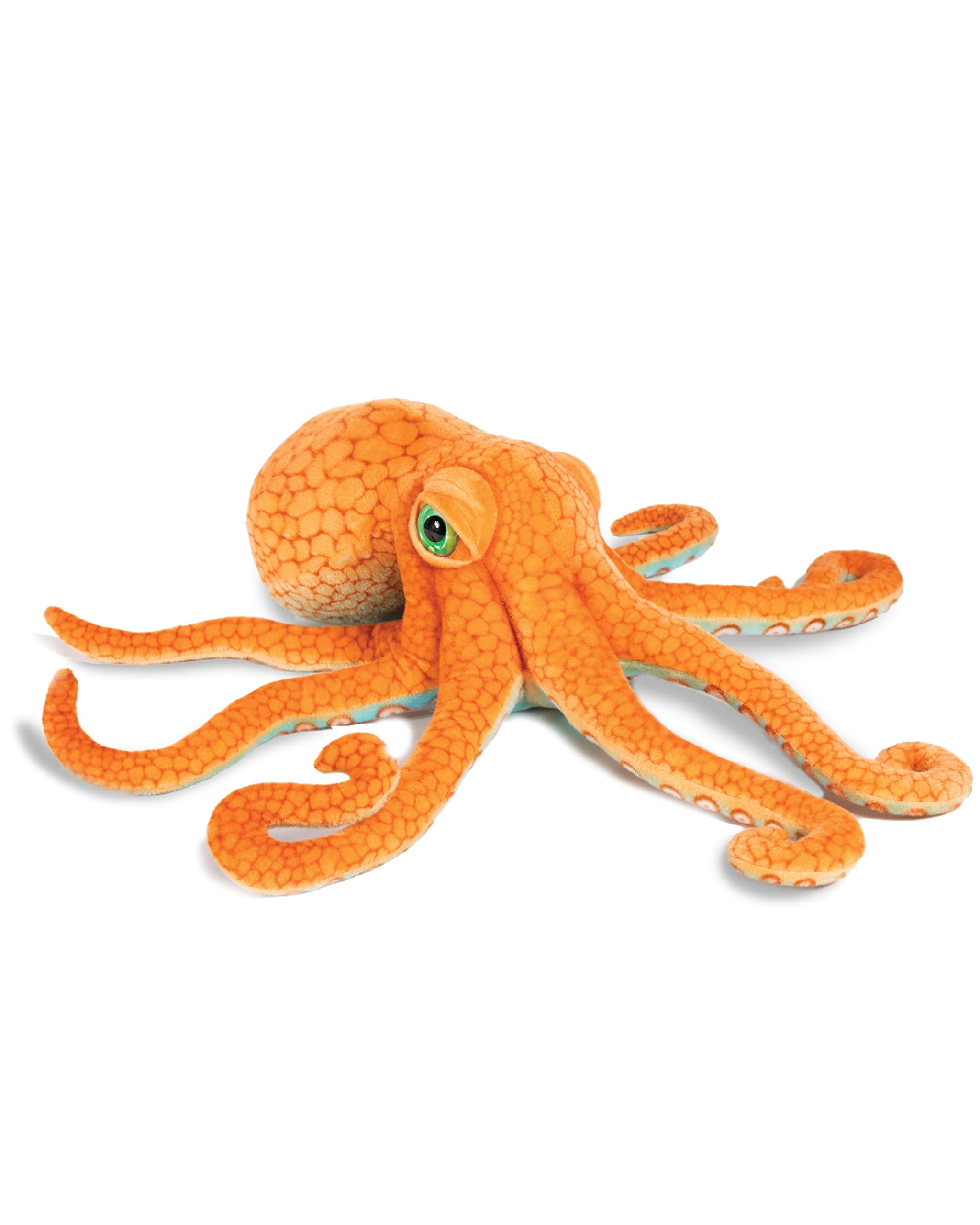 Real Planet 15" Orange Octopus Realistic Stuffed Animal, Marine Sea ...
