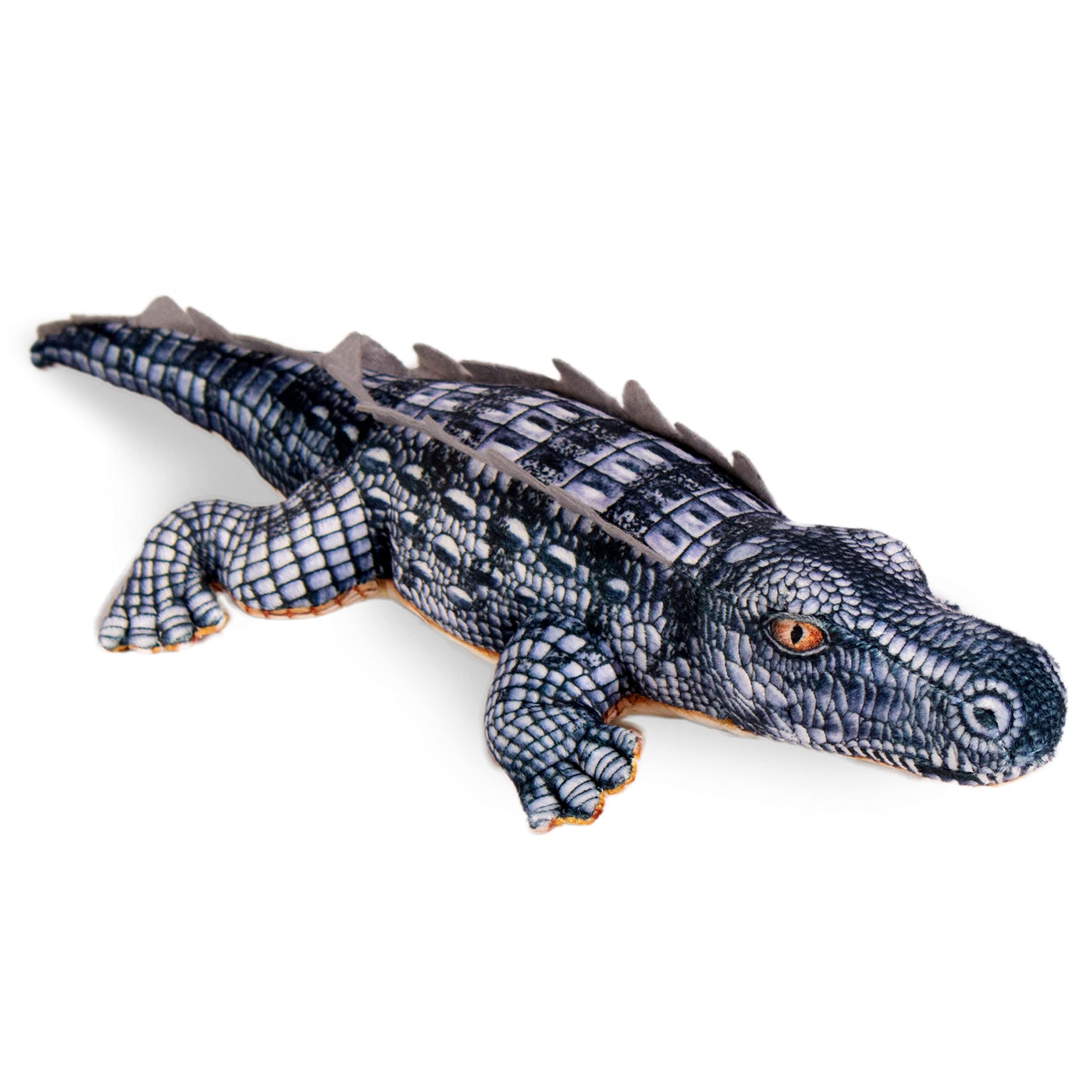 Real Planet 18.25" Gray Crocodile Alligator Realistic Stuffed Animal ...