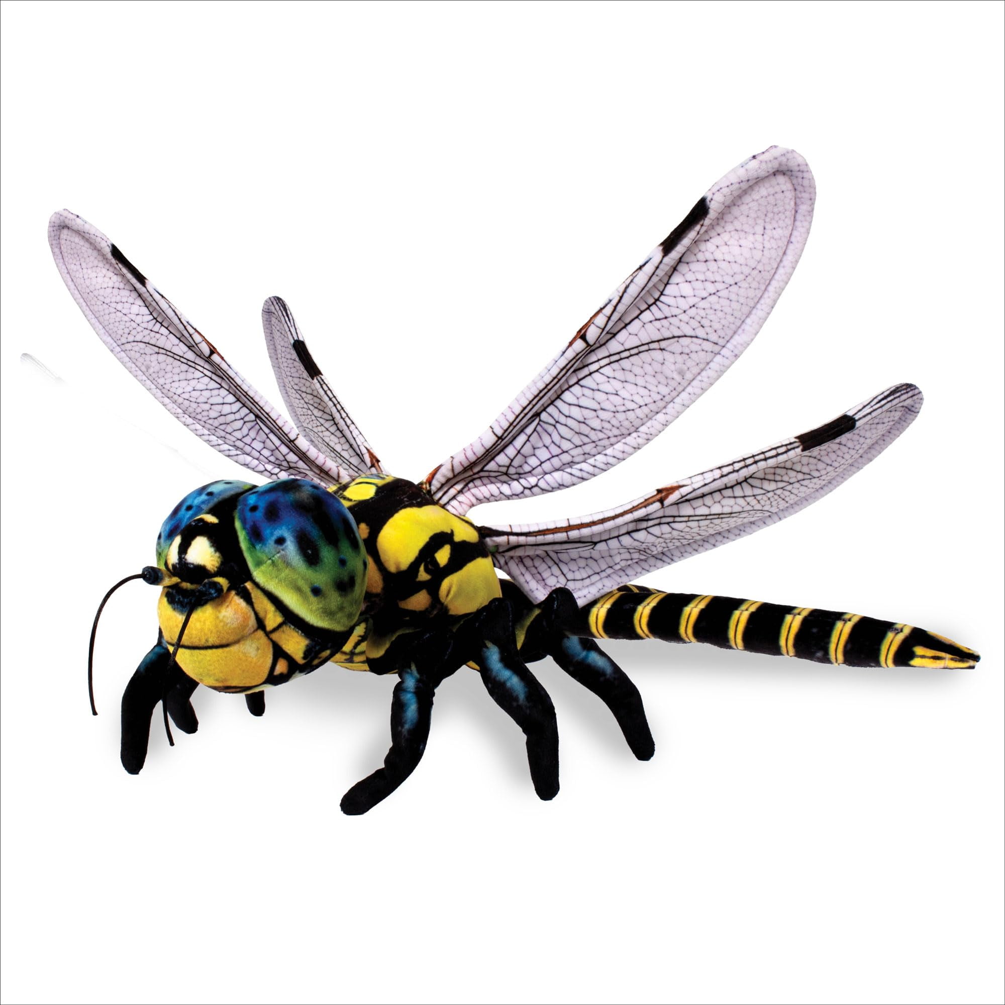 Real Planet 22" Yellow Dragonfly Realistic Stuffed Animal, Bug Insect ...