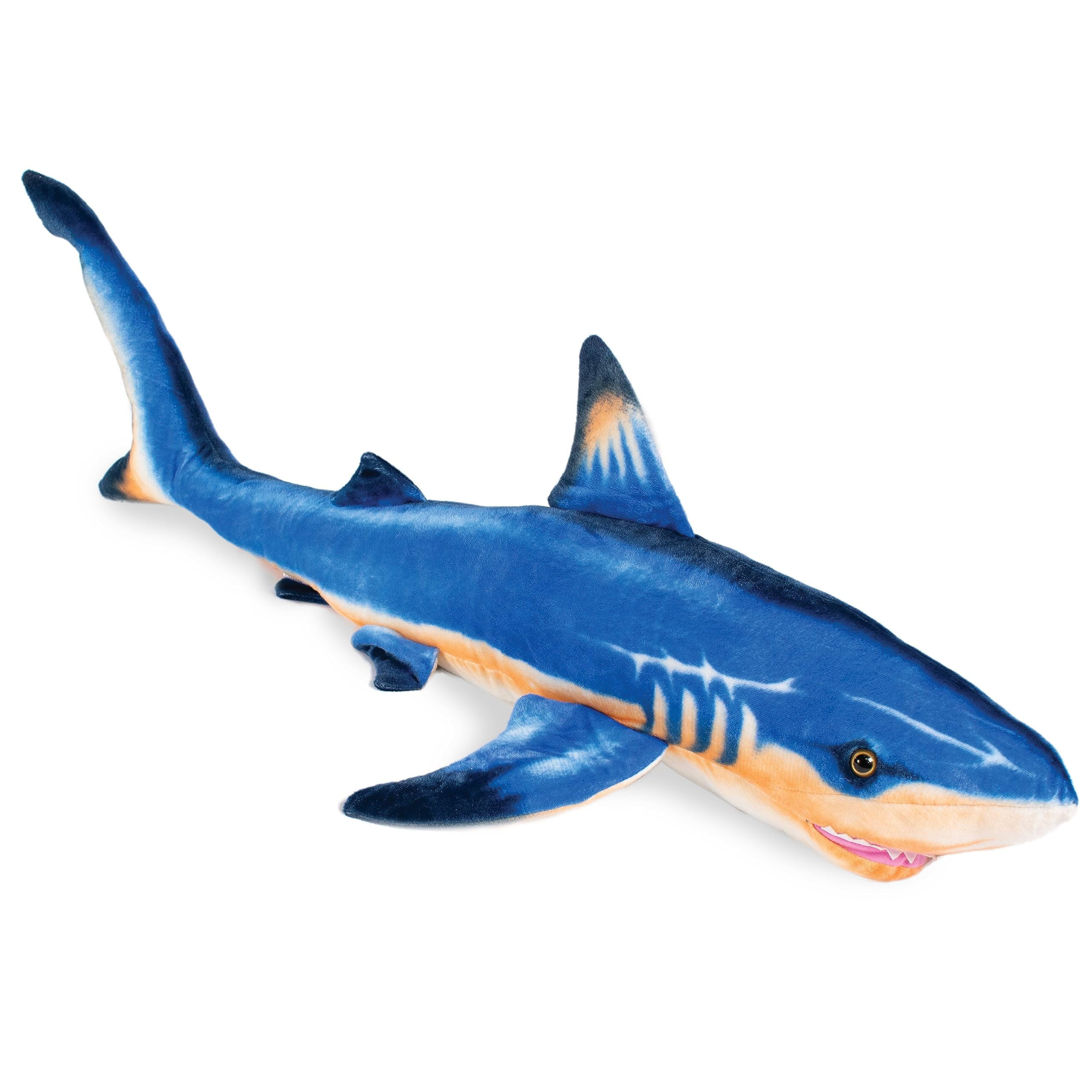 Real Planet 24" Blue Great White Shark Realistic Stuffed Animal, Marine ...