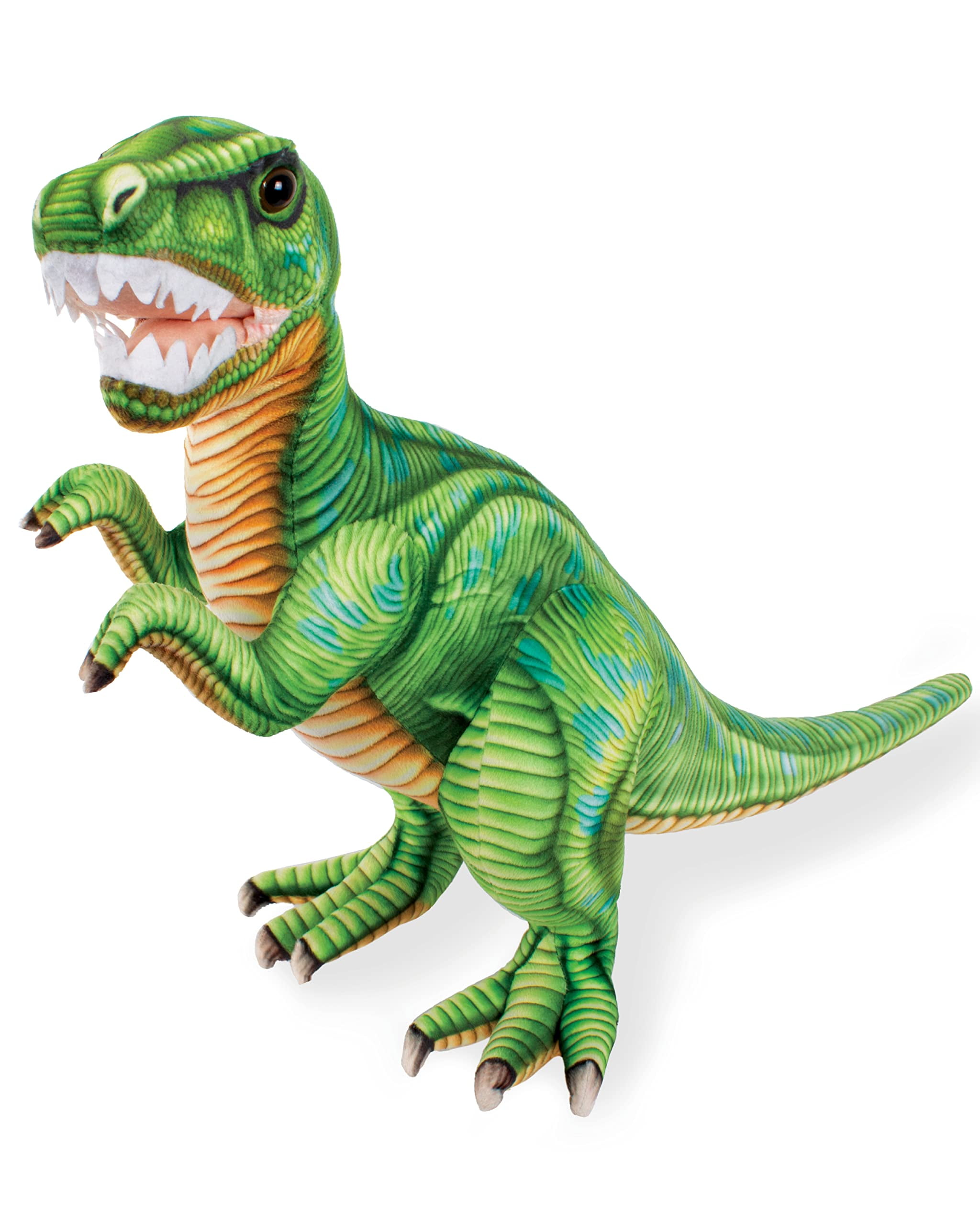 Real Planet 27" Green T Rex Realistic Stuffed Animal, Tyrannosaurus Rex ...