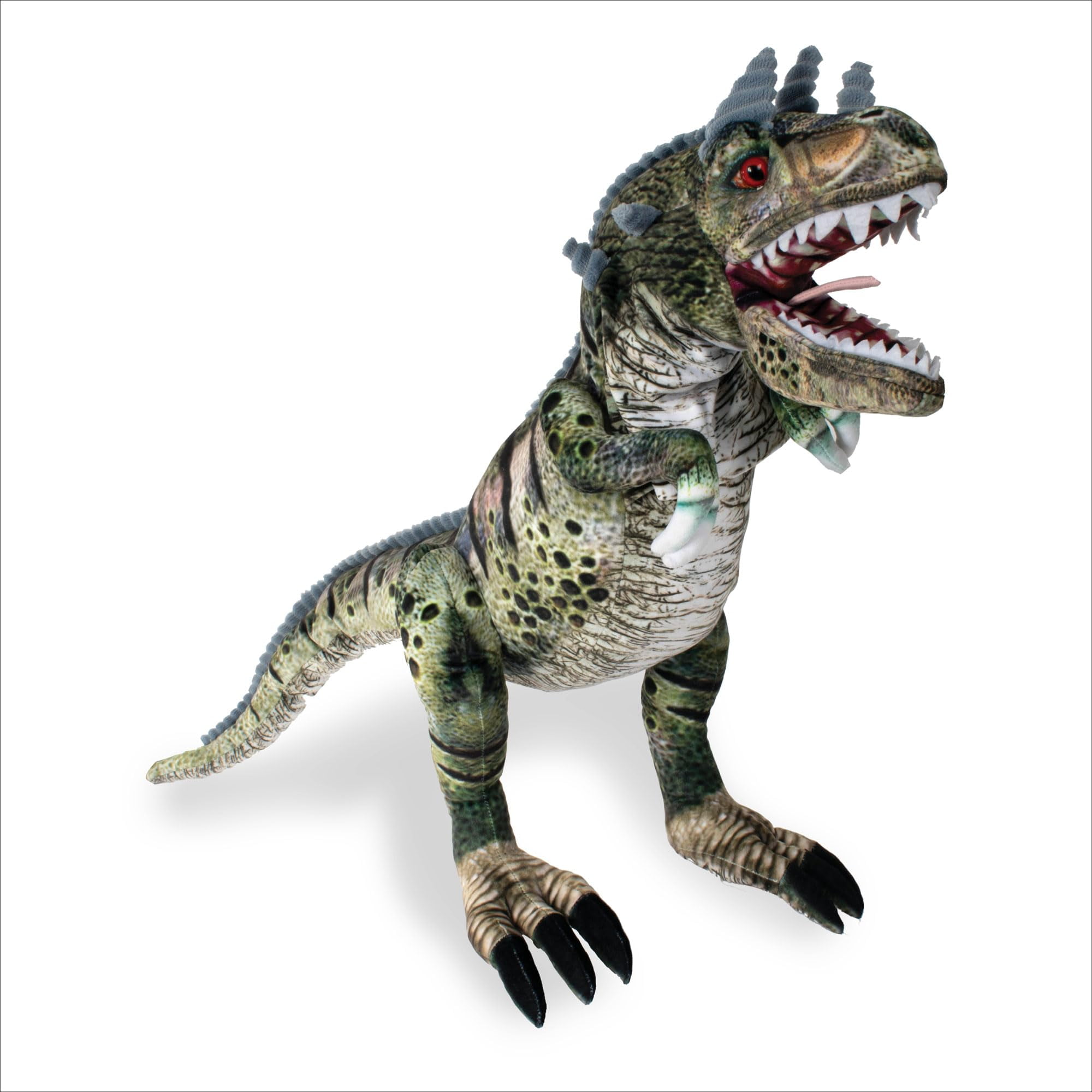Real Planet 28" Olive T-Rex Dinosaur Realistic Stuffed Animal Puppet ...