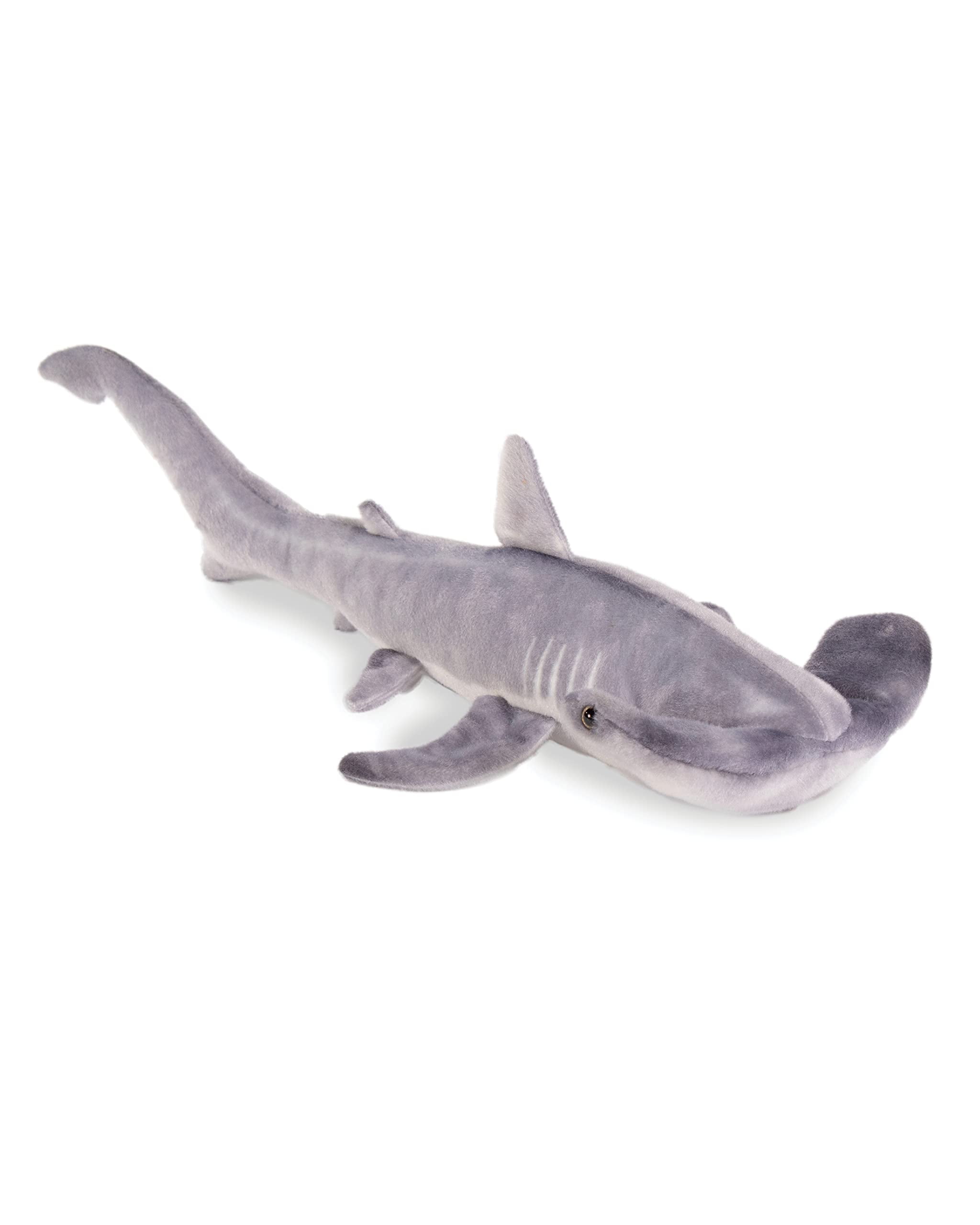 Real Planet 31.5" Gray Hammerhead Shark Realistic Stuffed Animal ...