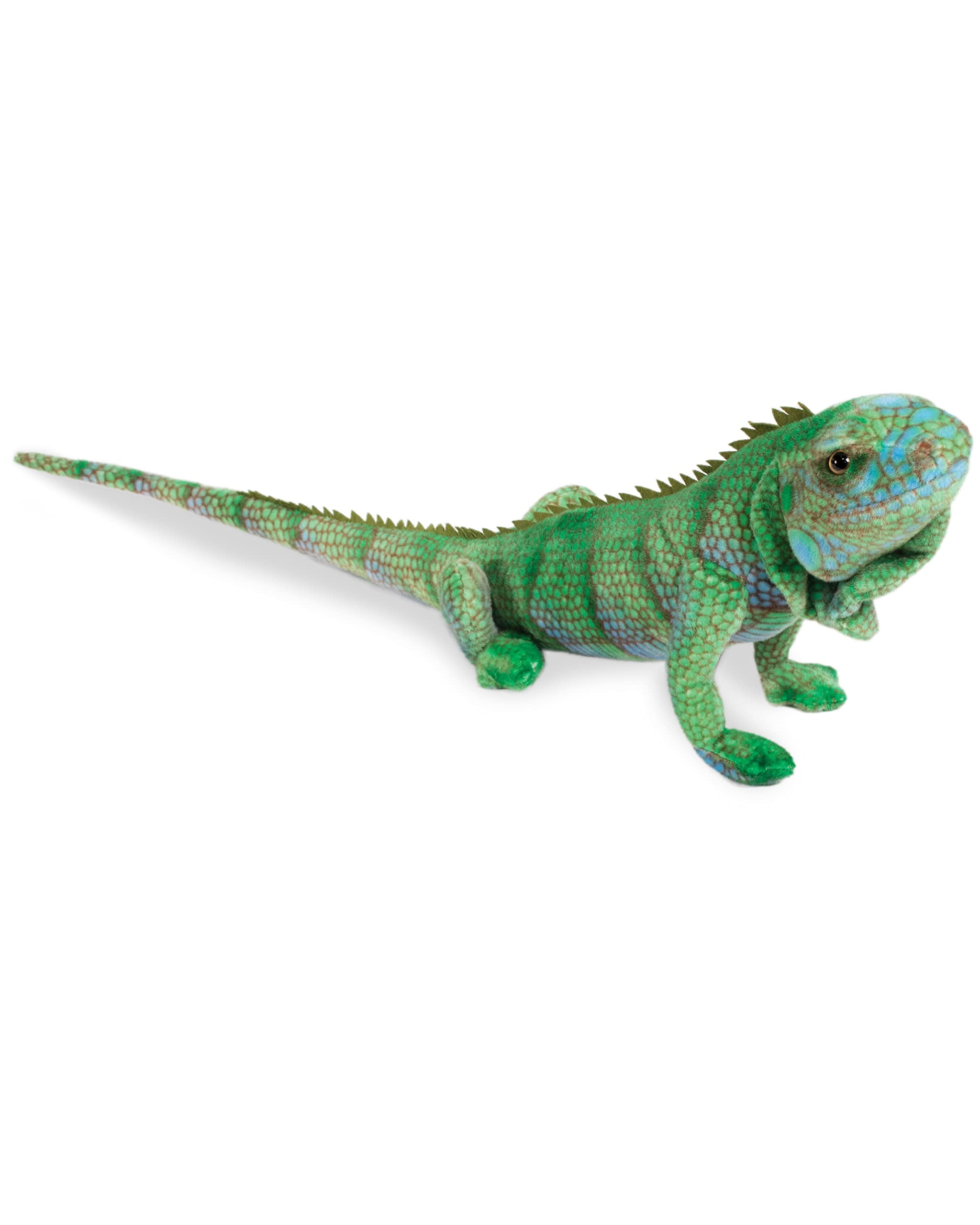 Real Planet 33.5" Blue Iguana Lizard Realistic Stuffed Animal, Reptile ...