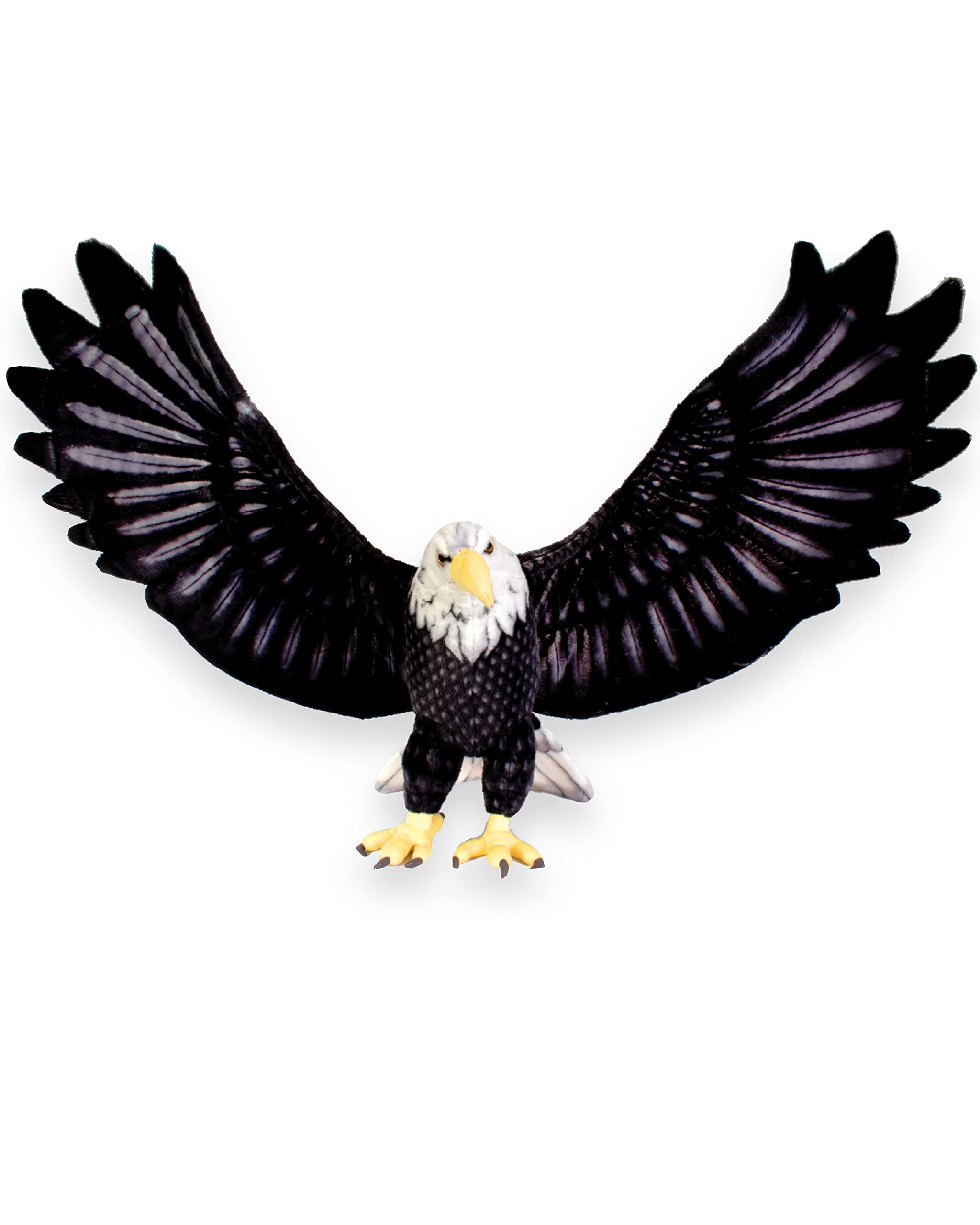 Real Planet 57.5" HUGE Wingspan Bald Eagle Stuffed Animal, American ...