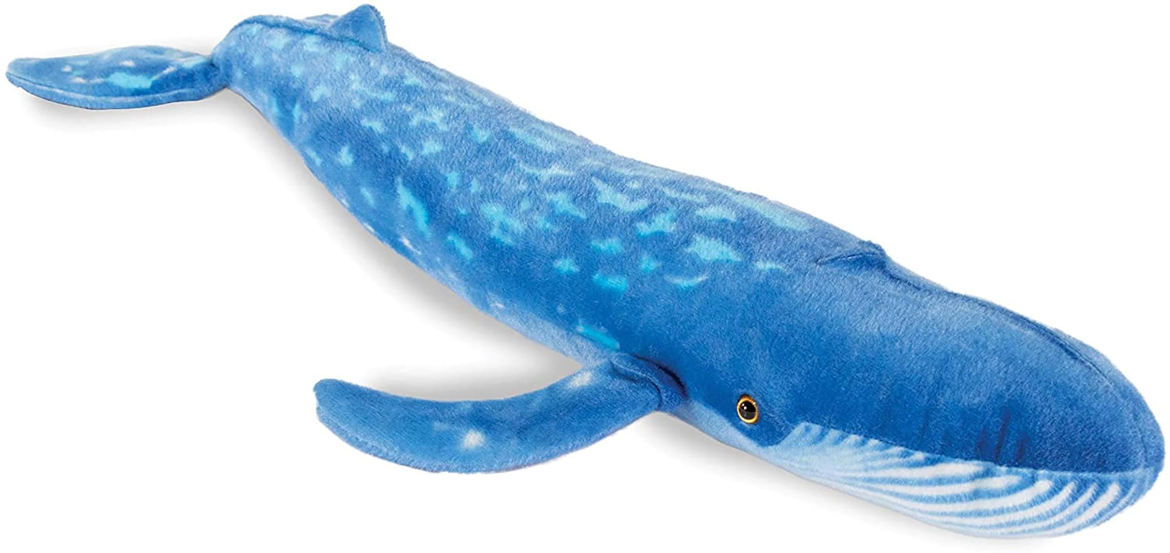Real Planet Blue Whale Blue 46 Inch Realistic Soft Plush - Walmart.com