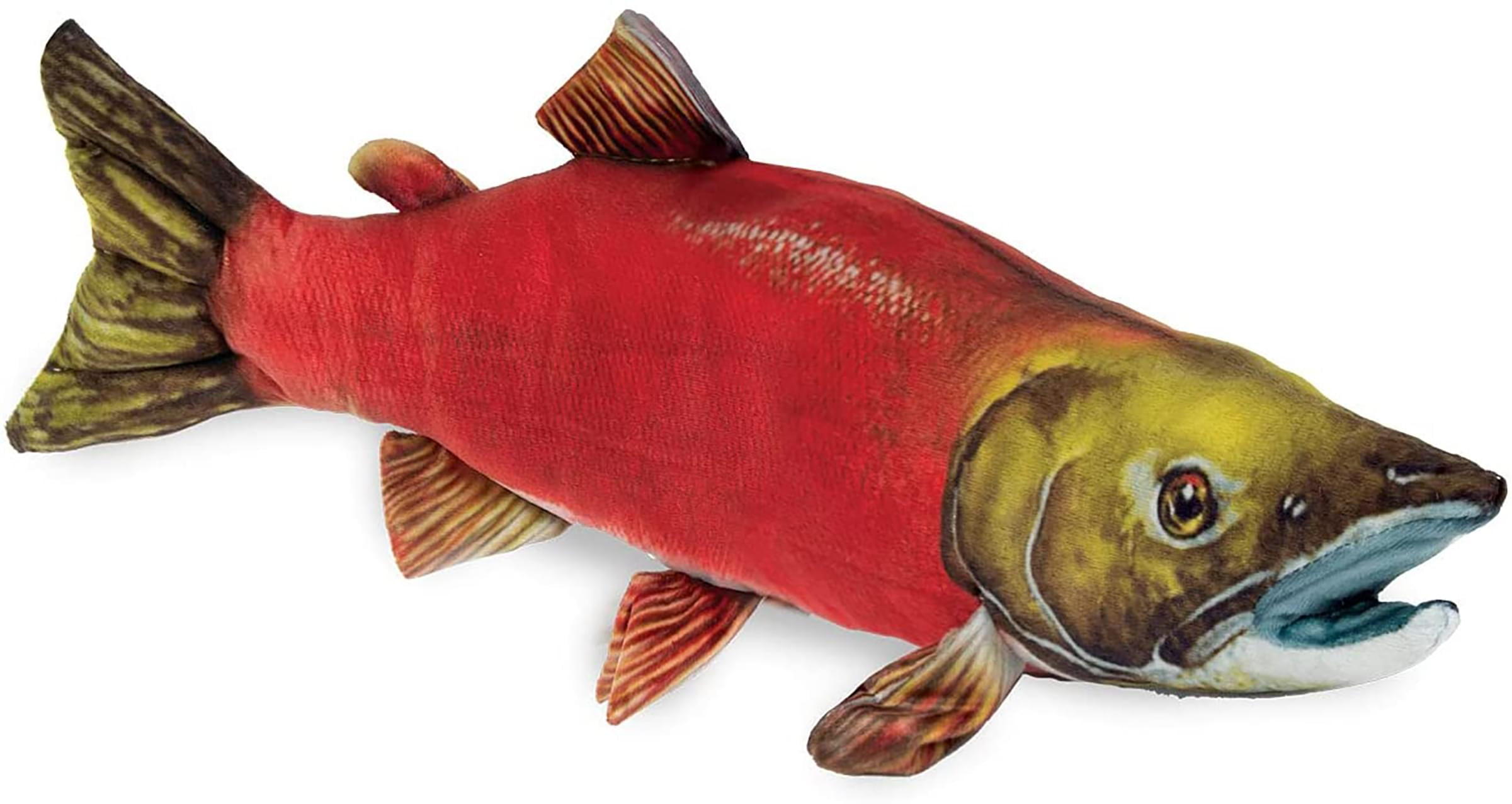 Real Planet Salmon Red 21 Inch Realistic Soft Plush - Walmart.com