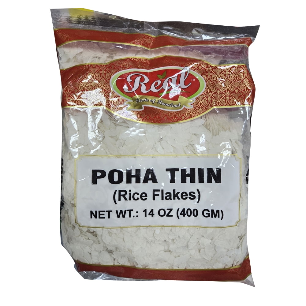 Real Poha Thin (Rice Flakes) 14 oz - Walmart.com