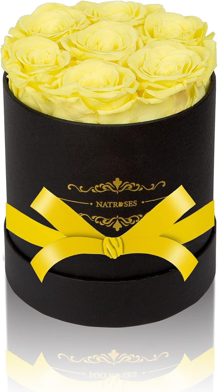 Real Preserved Roses in a Box, Lasting Up To 3 Years, Long Lasting ...