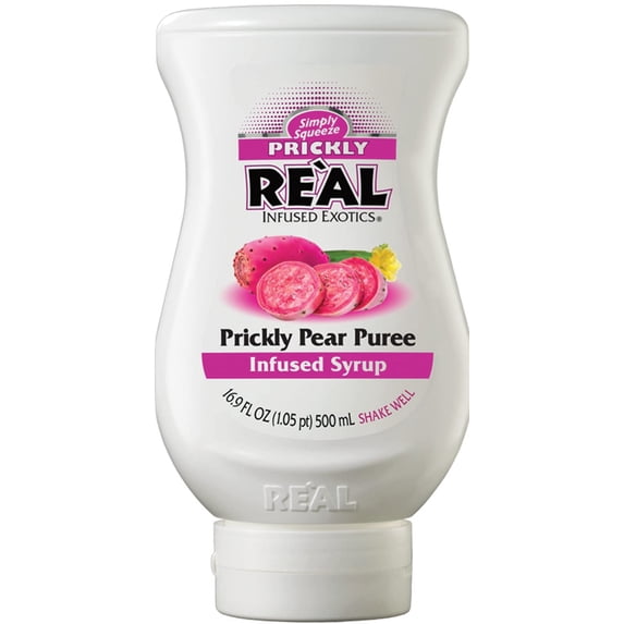 Real, Prickly Pear Puree Infused Syrup, 16.9 fl oz, Exotic & Flavorful ...