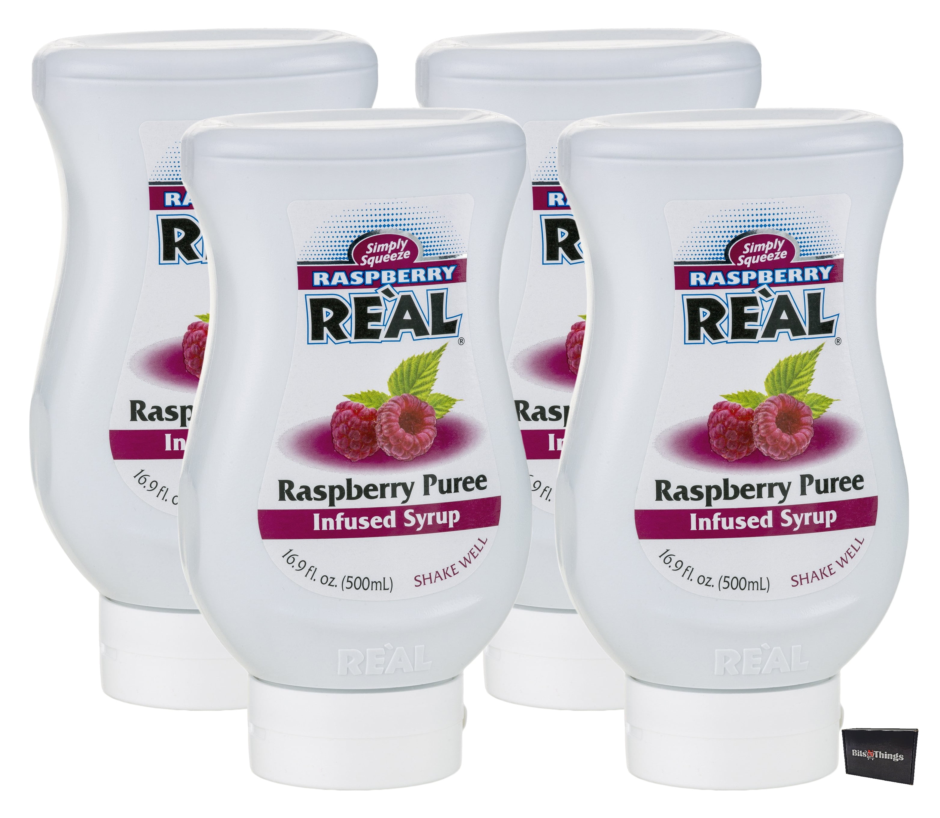 Real Raspberry Puree Infused Syrup | Desserts, Cocktails, Drinks | 16.9 ...
