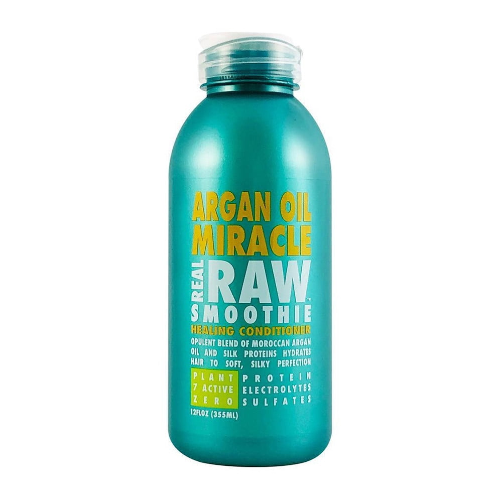 Real Raw Shampoothie Argan Oil Miracle Healing Conditioner, 12 Oz, 2 ...
