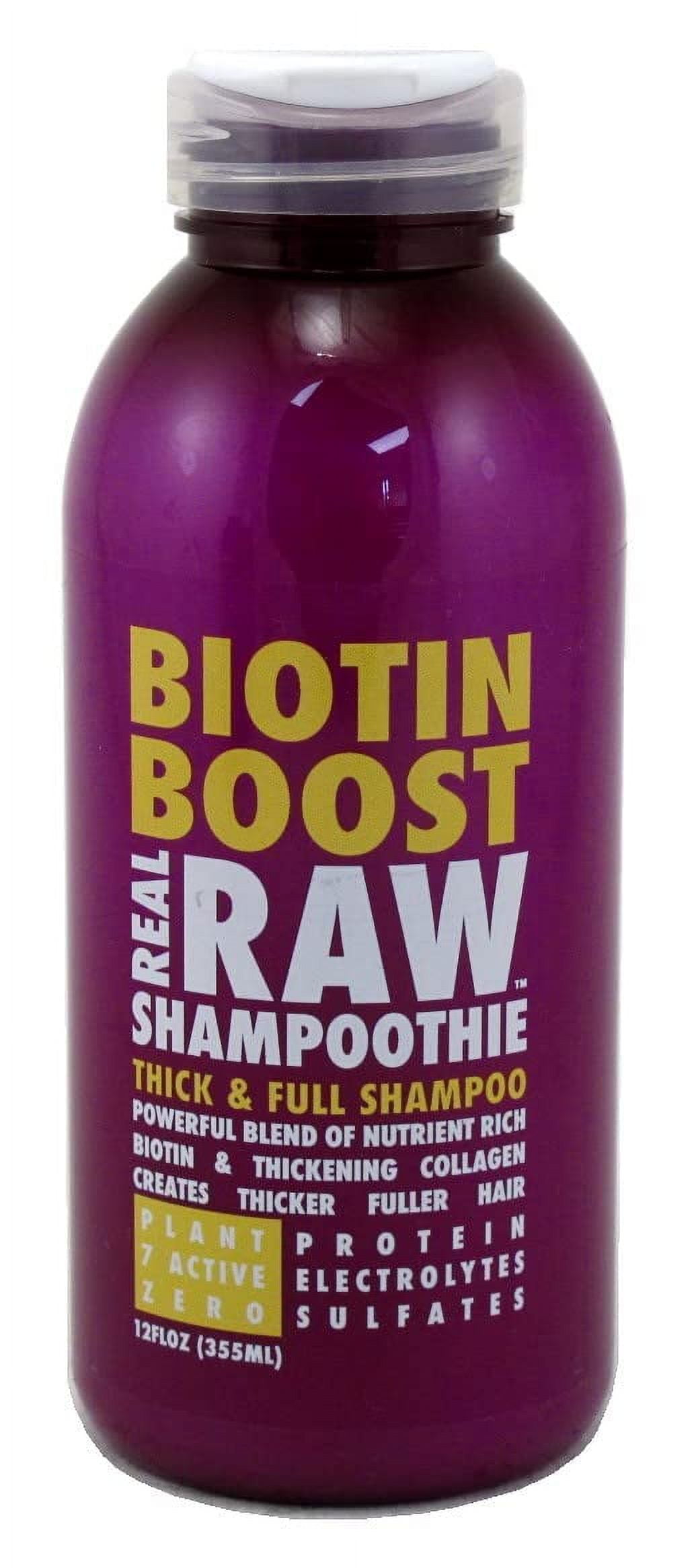 Real Raw Shampoothie Biotin Boost Shampoo, 12 Oz, 2 Pack - Walmart.com