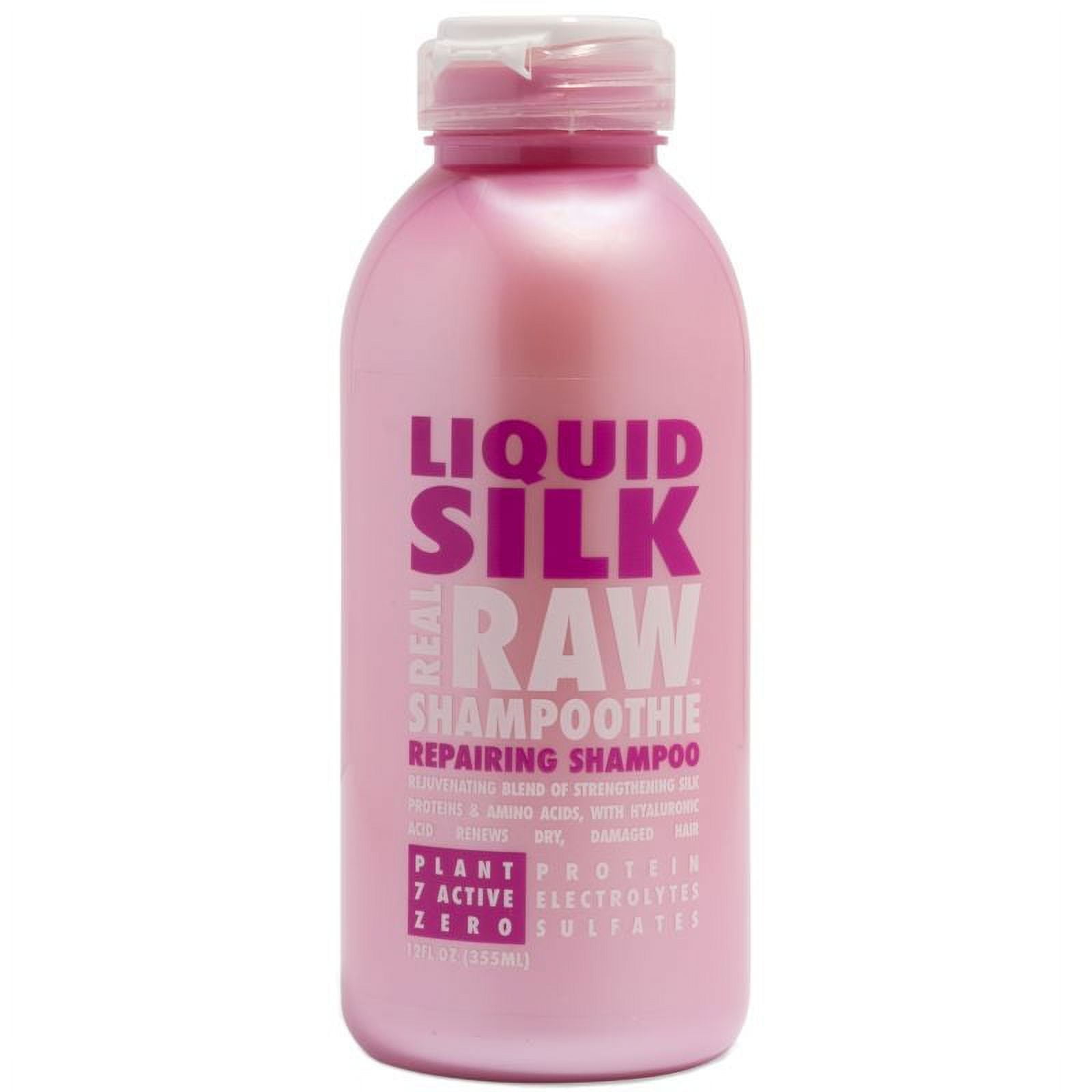 Real Raw Shampoothie Protein-Enriched Liquid Silk Repairing Shampoo, 12 ...