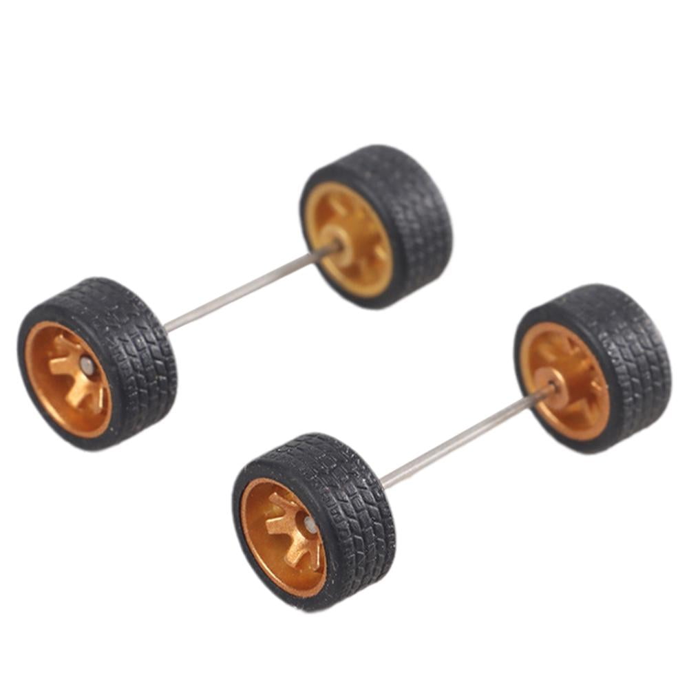 Real Riders Wheels Rims- Tires Set for 1/64 Scale^ S8G8 - Walmart.com