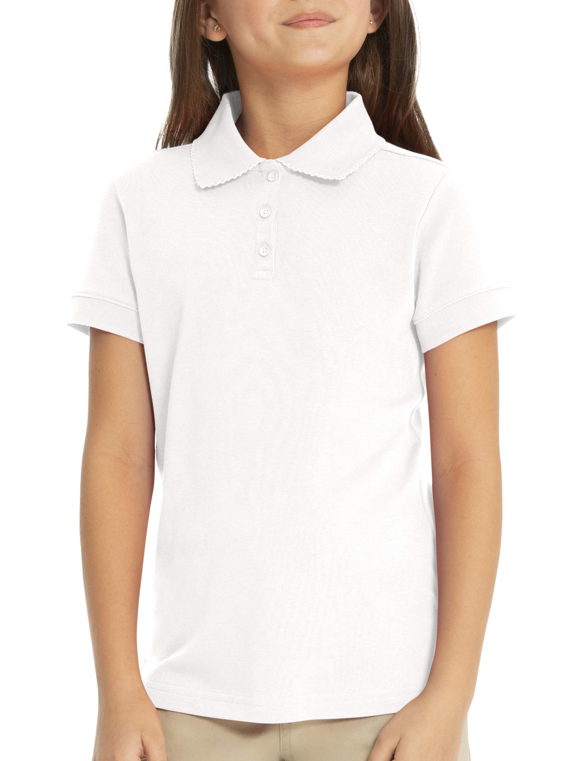 Real School Uniforms Big Kid Short Sleeve Fem-Fit Polo 68002 - Walmart.com