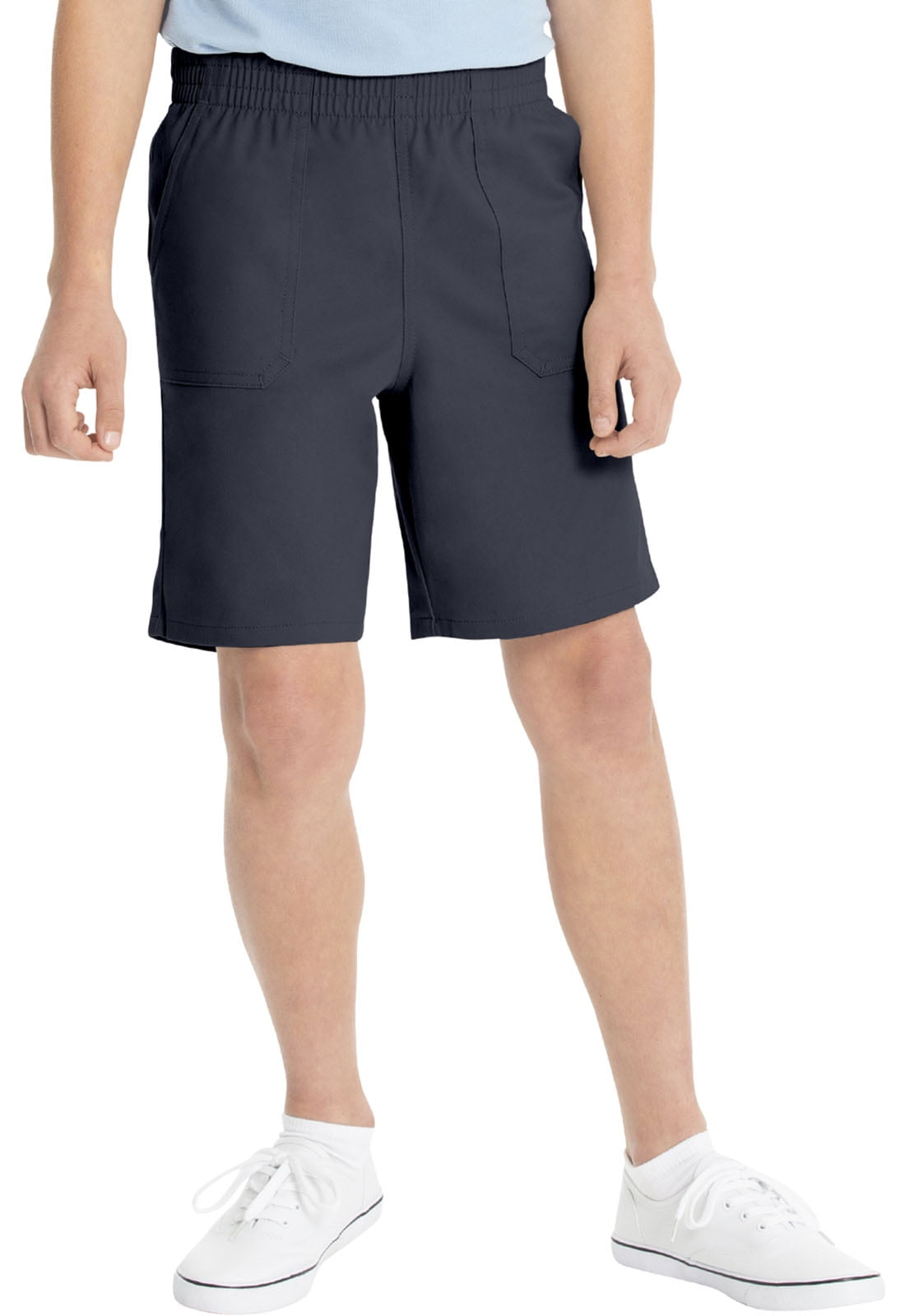 Classroom Unisex Pull-On Shorts, Navy, Size 18, Cotton Spandex Twill ...