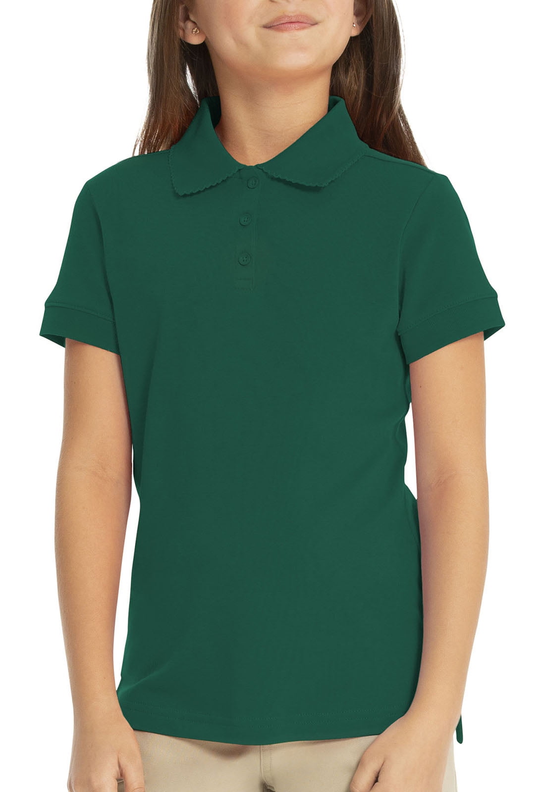 Real School Uniforms Girls Feminine Fit Polo 68004 - Walmart.com