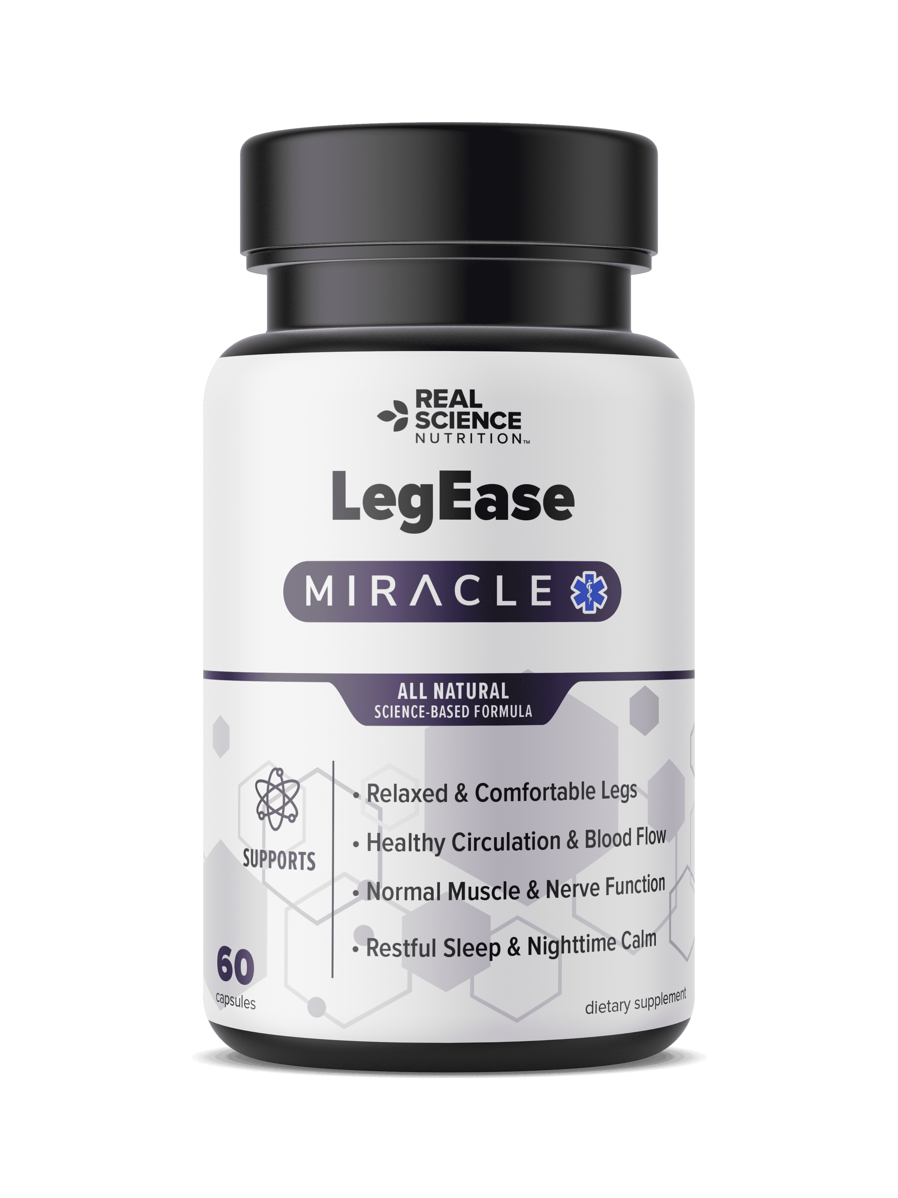 Real Science Nutrition LegEase – Restless Legs Support Supplement with ...