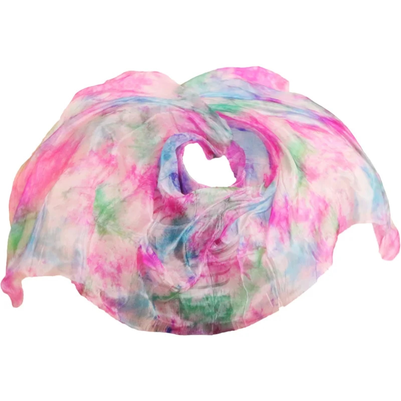 Real Silk Belly Dance Veil Bellydance Accessory Hand Scarf Shawls Belly ...