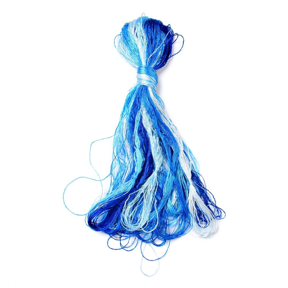 Real Silk Embroidery Threads Friendship Bracelets String 8 Colors ...