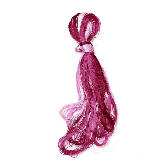 Real Silk Embroidery Threads Friendship Bracelets String 8 Colors ...