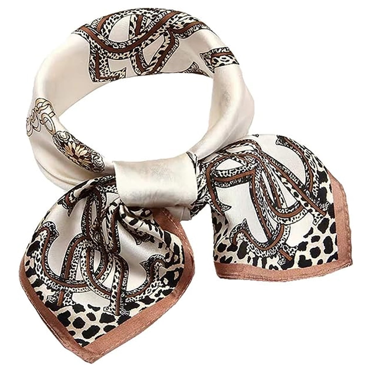 Real Silk Scarf -21'' x 21''- Lightweight Neckerchief –Women Men Small ...