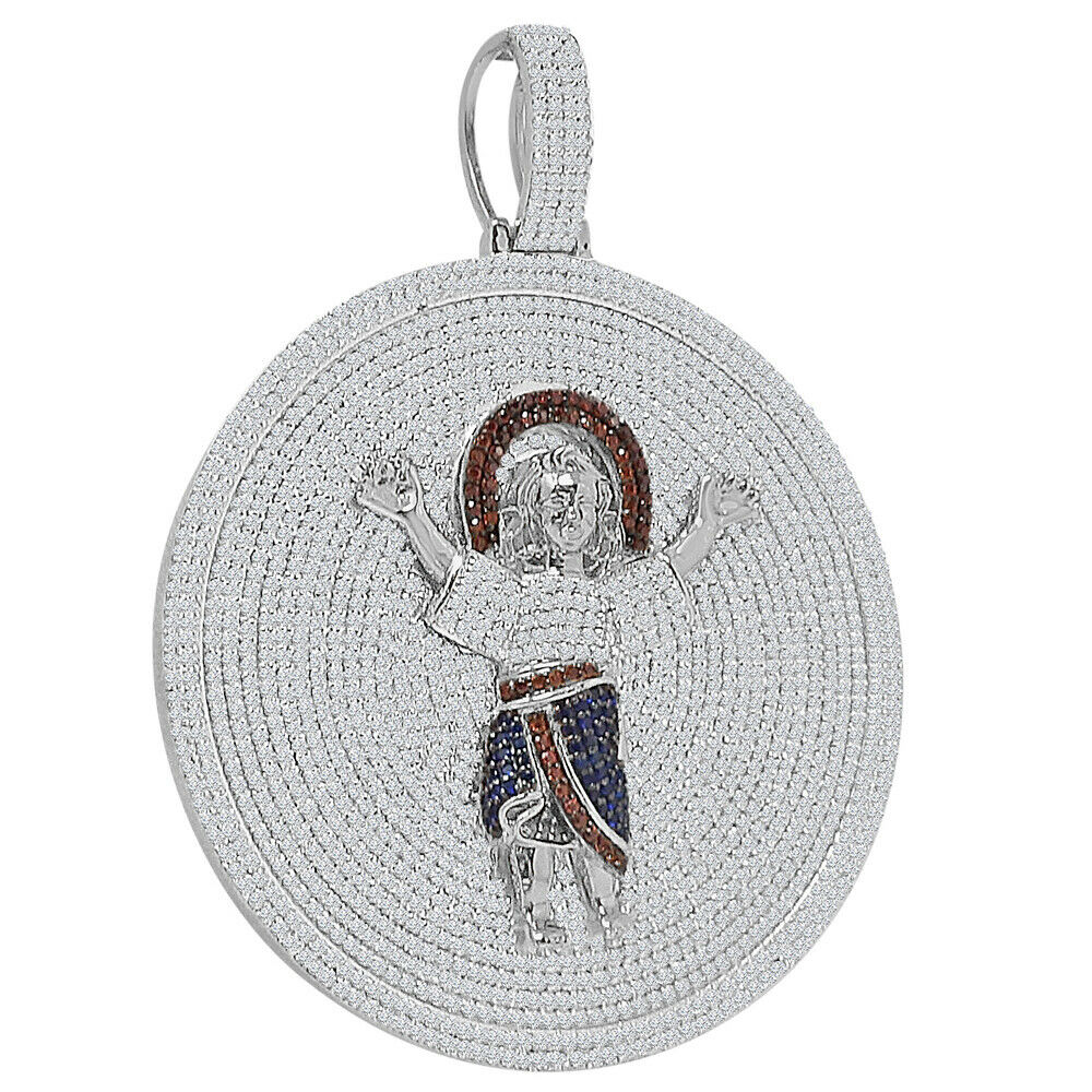 Real Silver 35+ Grams Santo Nino De Atocha Divino Baby Jesus Over White ...