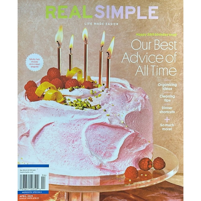 Real Simple Magazine April 2025 - Walmart.com