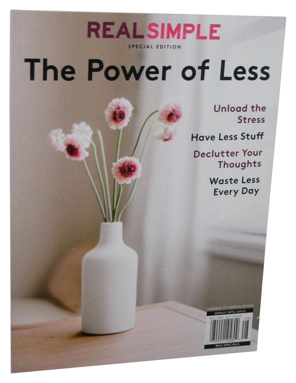 Real Simple The Power of Less (2023) Magazine Book - Walmart.com