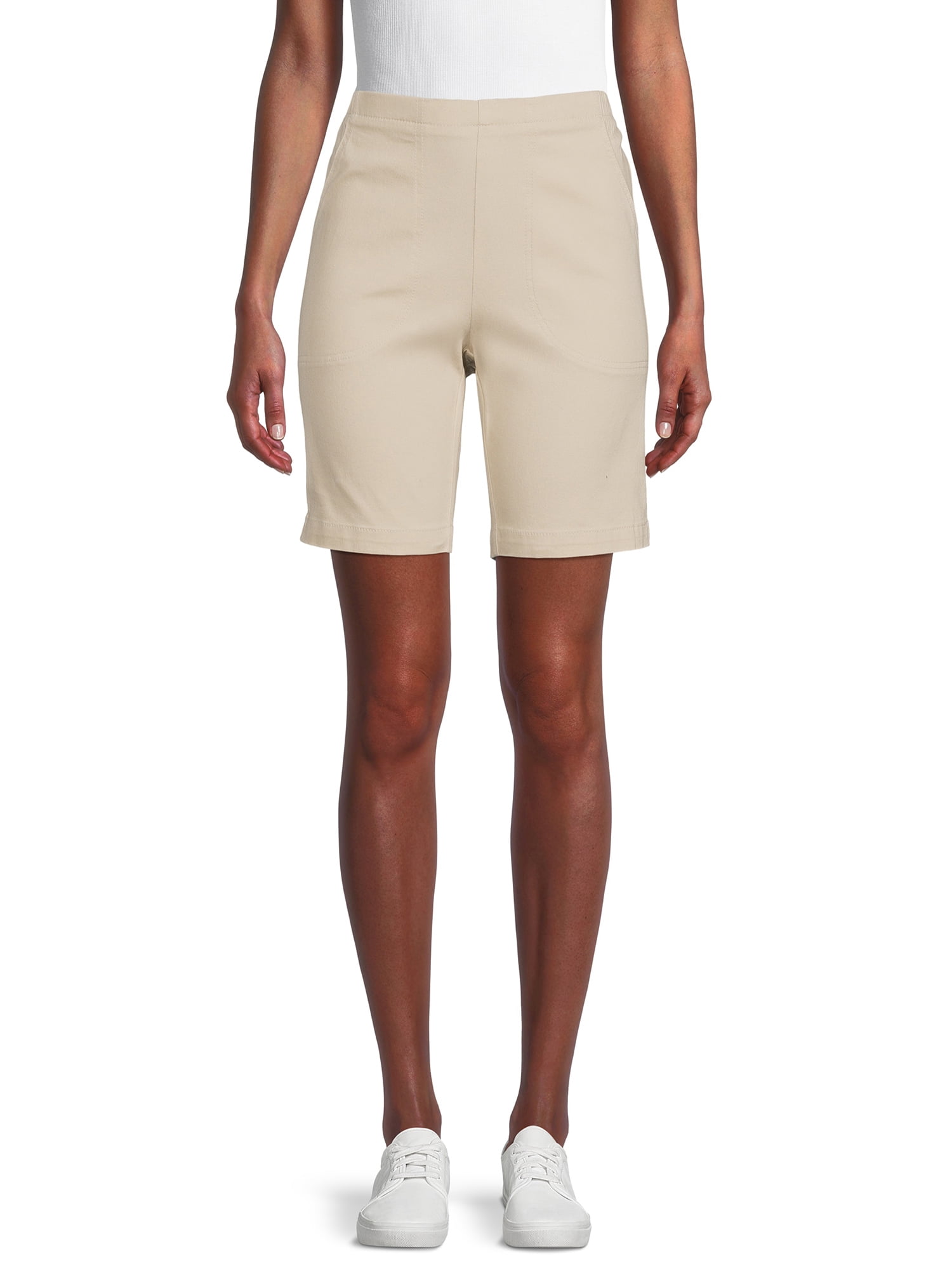 Size women's 11 Pull-On Stretch Shorts Bermuda Style - Walmart.com