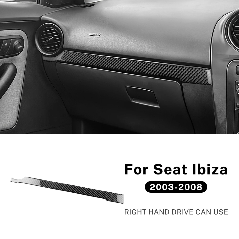Real Soft Carbon Fiber For Seat Ibiza 6l 2003 2004 2005 2006 2007 2008 ...