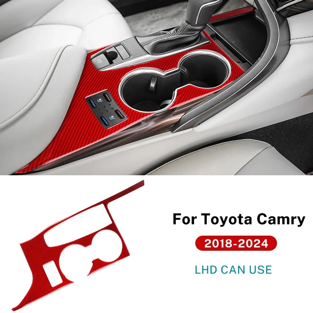 Real Soft Carbon Fiber For Toyota Camry 2018 2019 2020 2021 2022 2023 ...