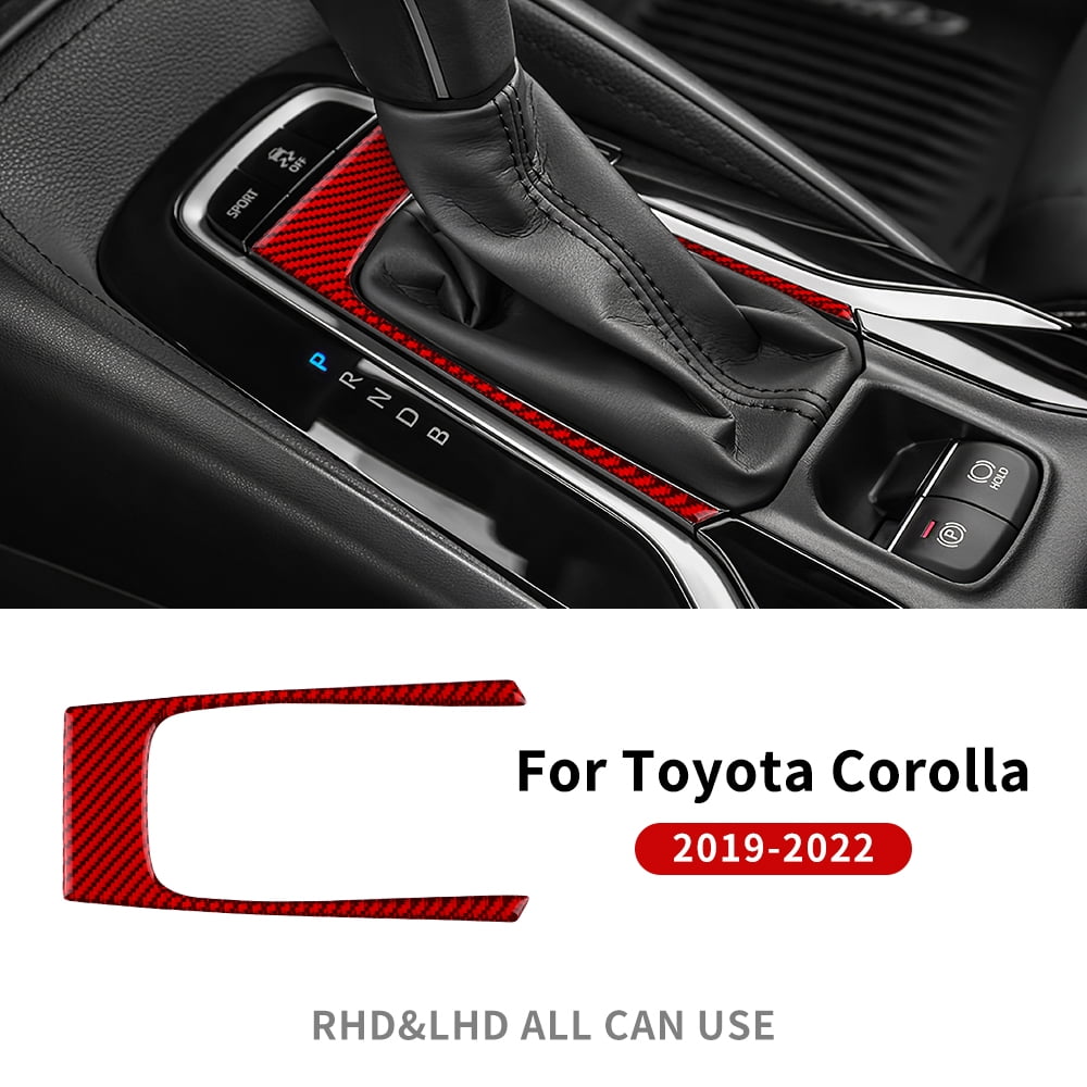 Real Soft Carbon Fiber RHD LHD Sticker For Toyota Corolla 2019 2020 ...