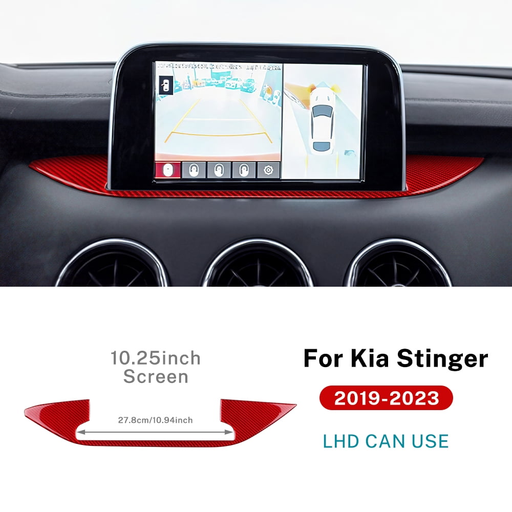 Real Soft Carbon Fiber Sticker For Kia Stinger 2019 2020 2021 2022 2023 ...