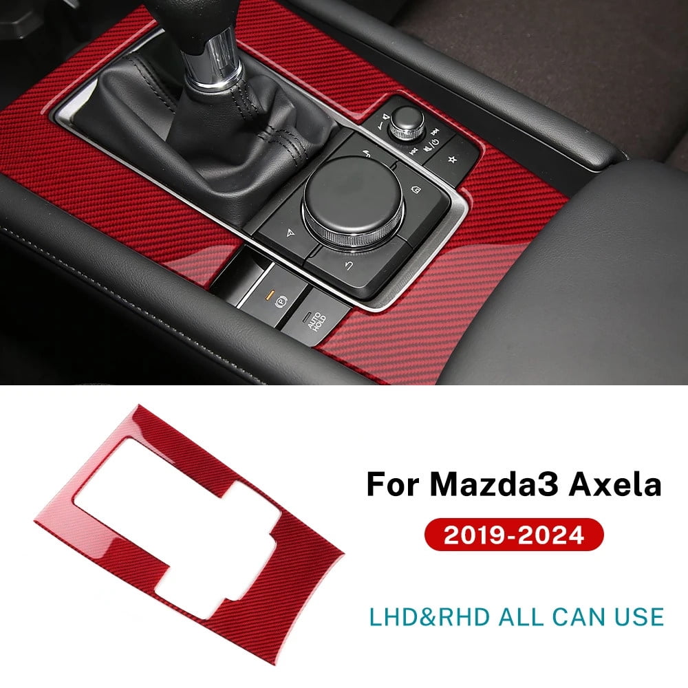 Real Soft Carbon Fiber Sticker For Mazda 3 Axela 2019 2020 2021 2022 ...
