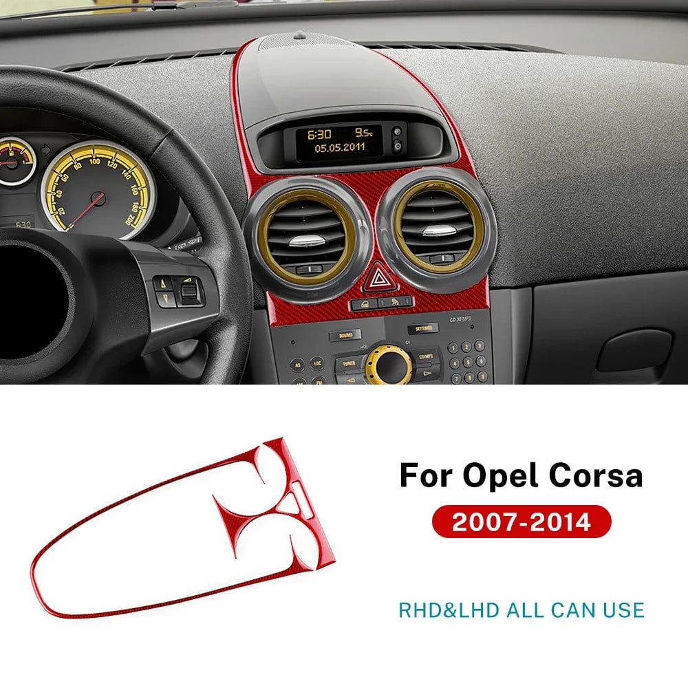 Real Soft Carbon Fiber Sticker For Opel Corsa 2007 2008 2009 2010 2011 ...