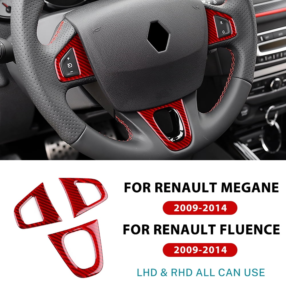Real Soft Carbon Fiber Sticker For Renault Fluence Megane RS 2009 2010 ...