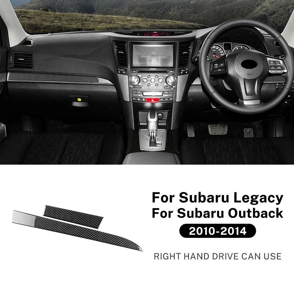 Real Soft Carbon Fiber Sticker For Subaru Legacy Outback 2010 2011 2012 ...