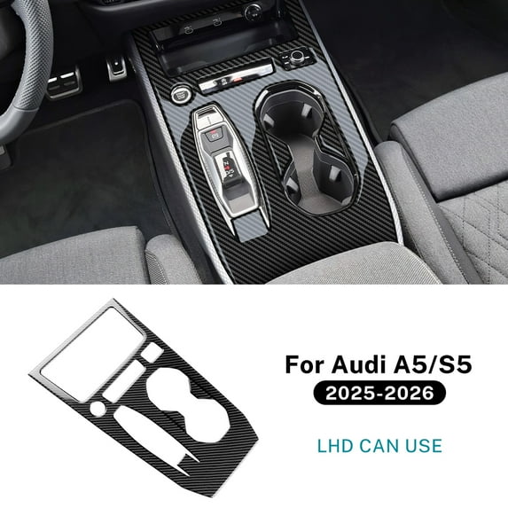 Real Soft Carbon Fiber Sticker for Audi A5 S5 B10 A6 e-tron 2025 2026 ...