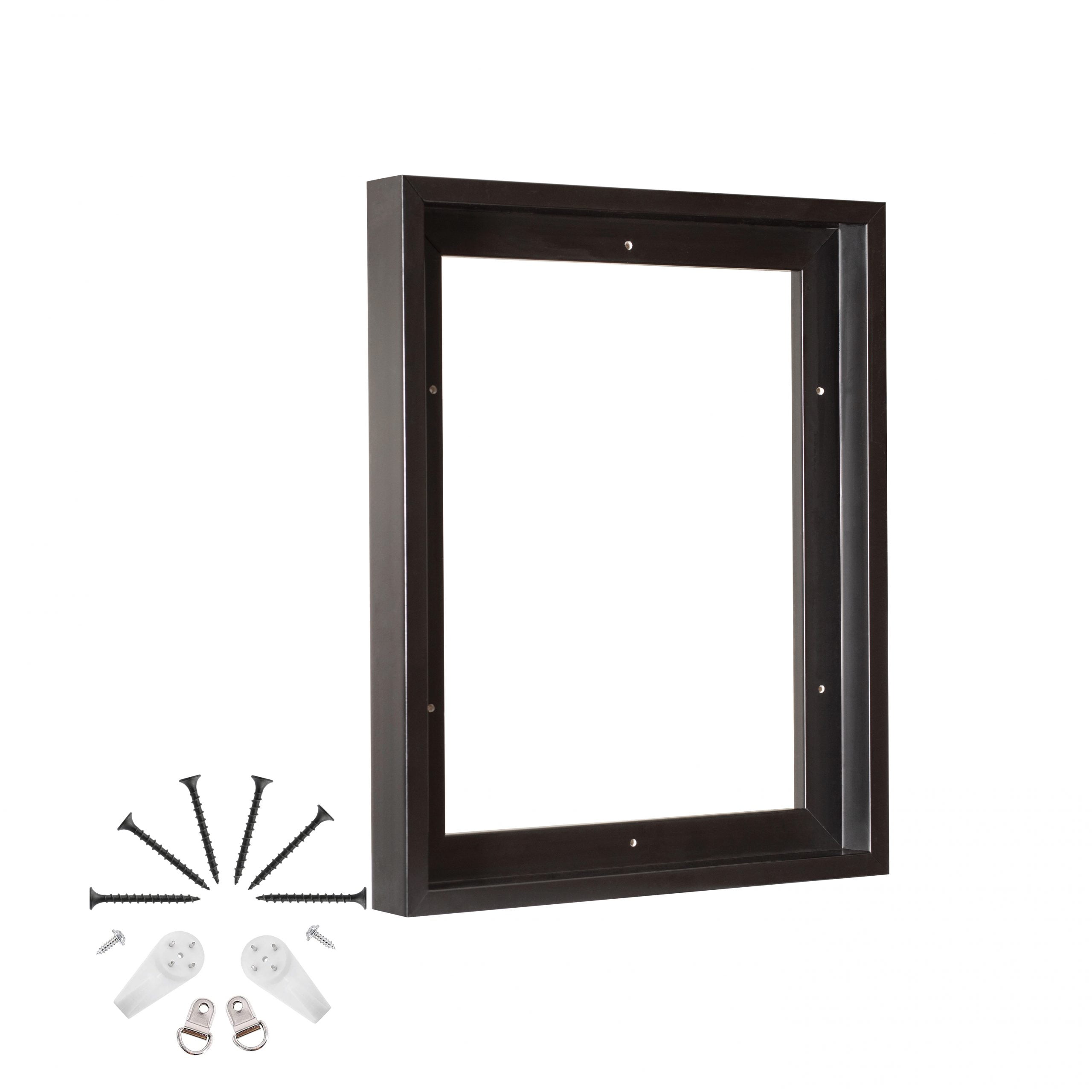Real Solid Wood Floater Frames for Canvas Paintings, Wood Panels ...